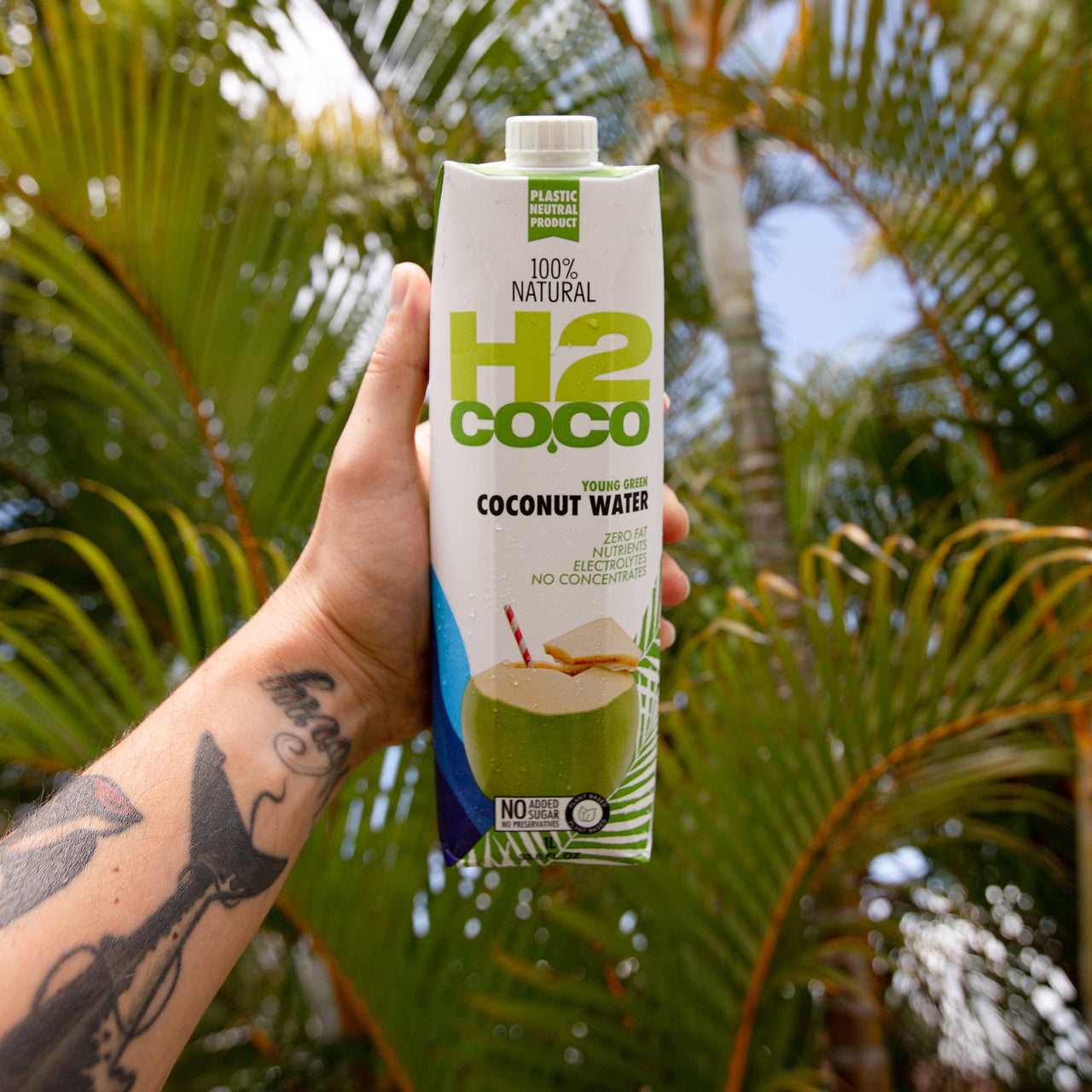 H2coco Pure Coconut Water 1L