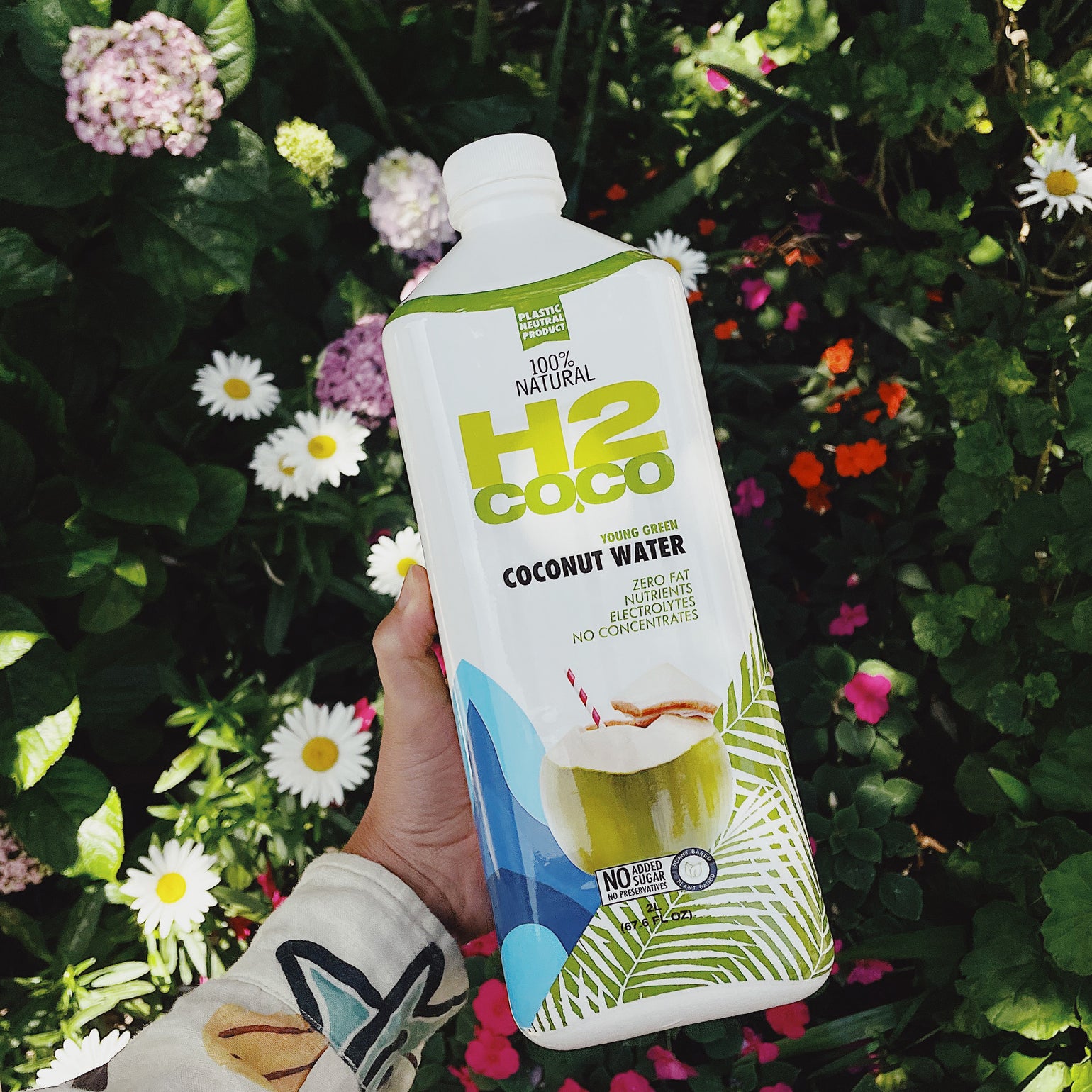 H2coco Pure Coconut Water 2L