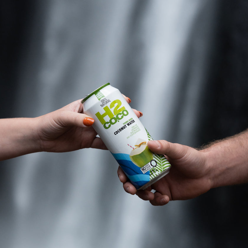 H2coco Pure Coconut Water 500mL x12 can