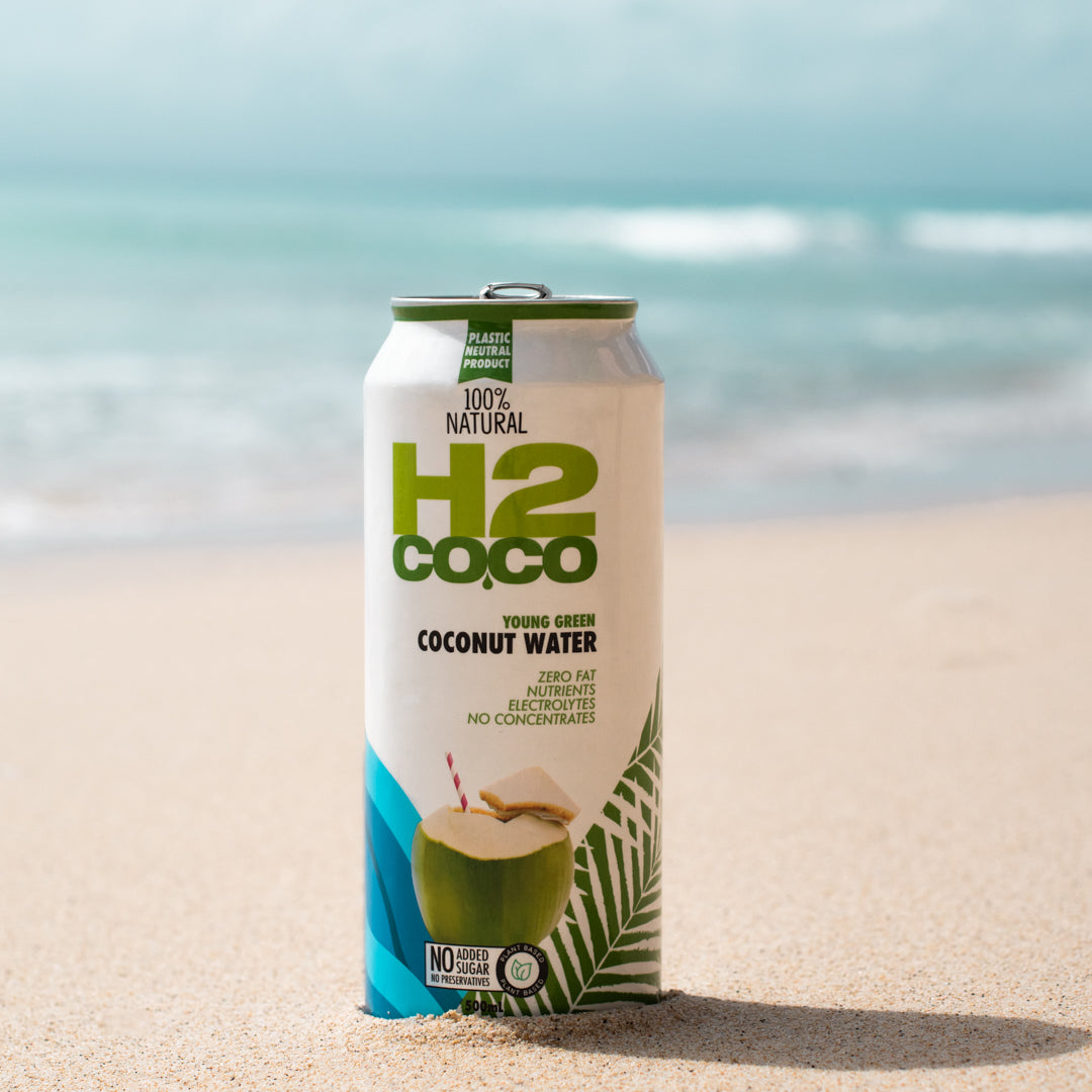 H2coco Pure Coconut Water 500mL x12 can